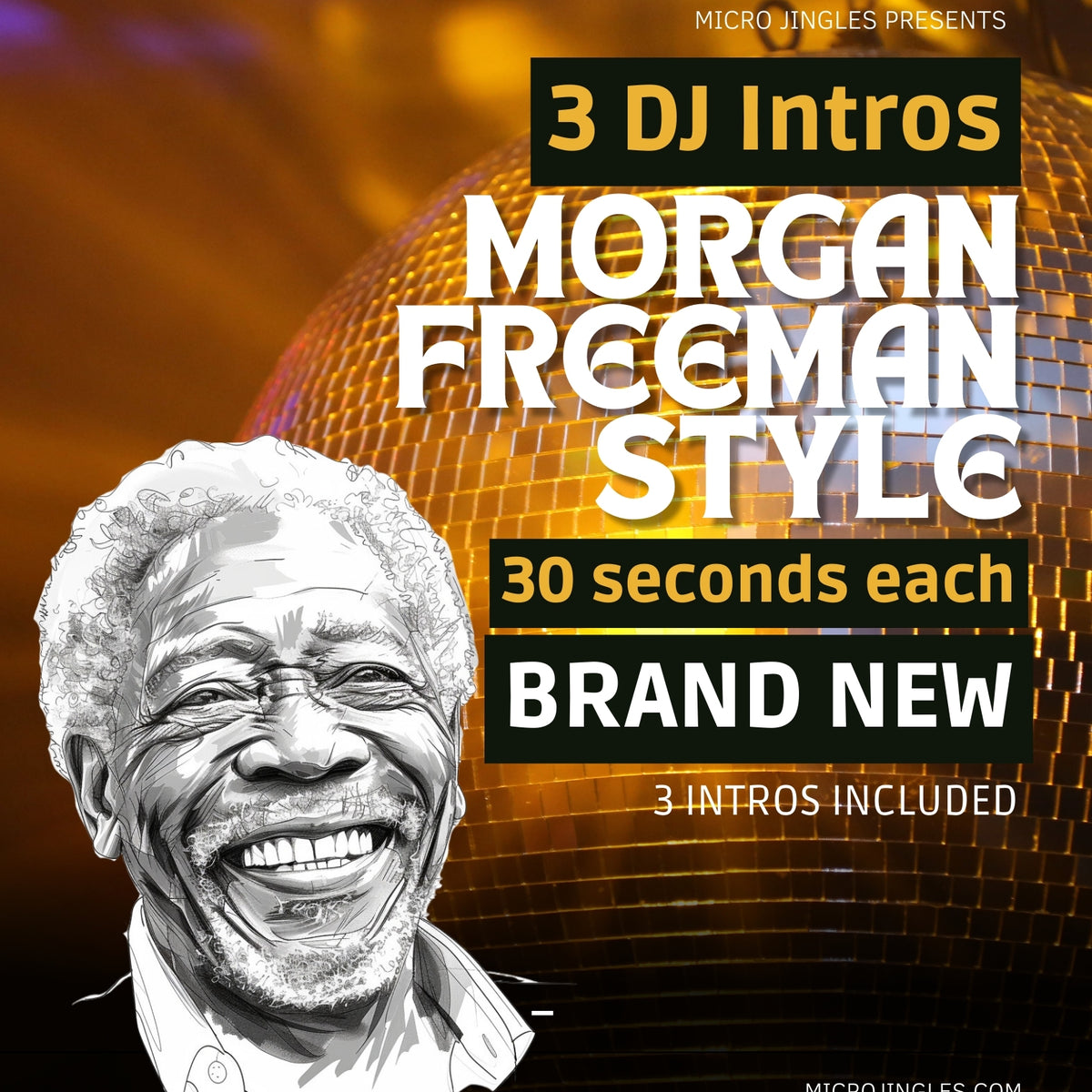3x DJ Intros - Inspired by Morgan Freeman – Micro Jingles