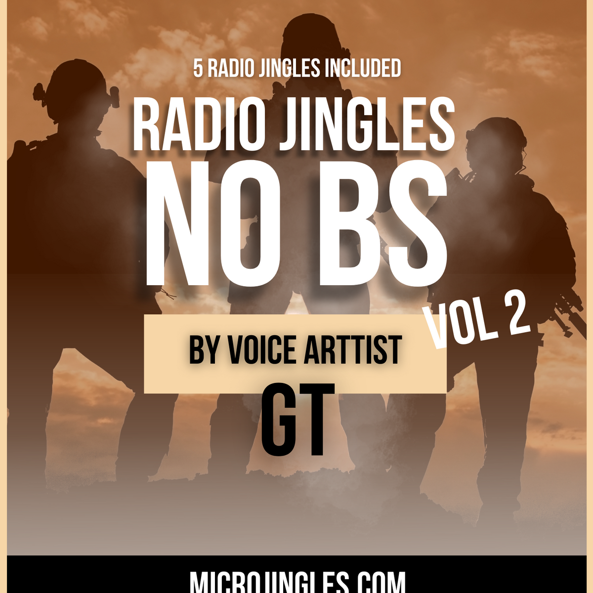 NO BS Radio Jingles VOL 2 - 5 Jingles included – Micro Jingles