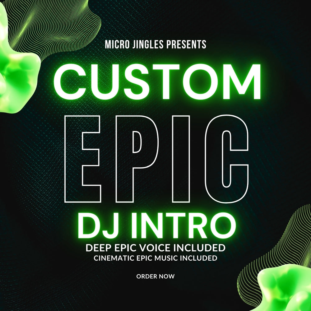 DJ Drops and Intros, Radio Jingles and Podcast - Micro Jingles