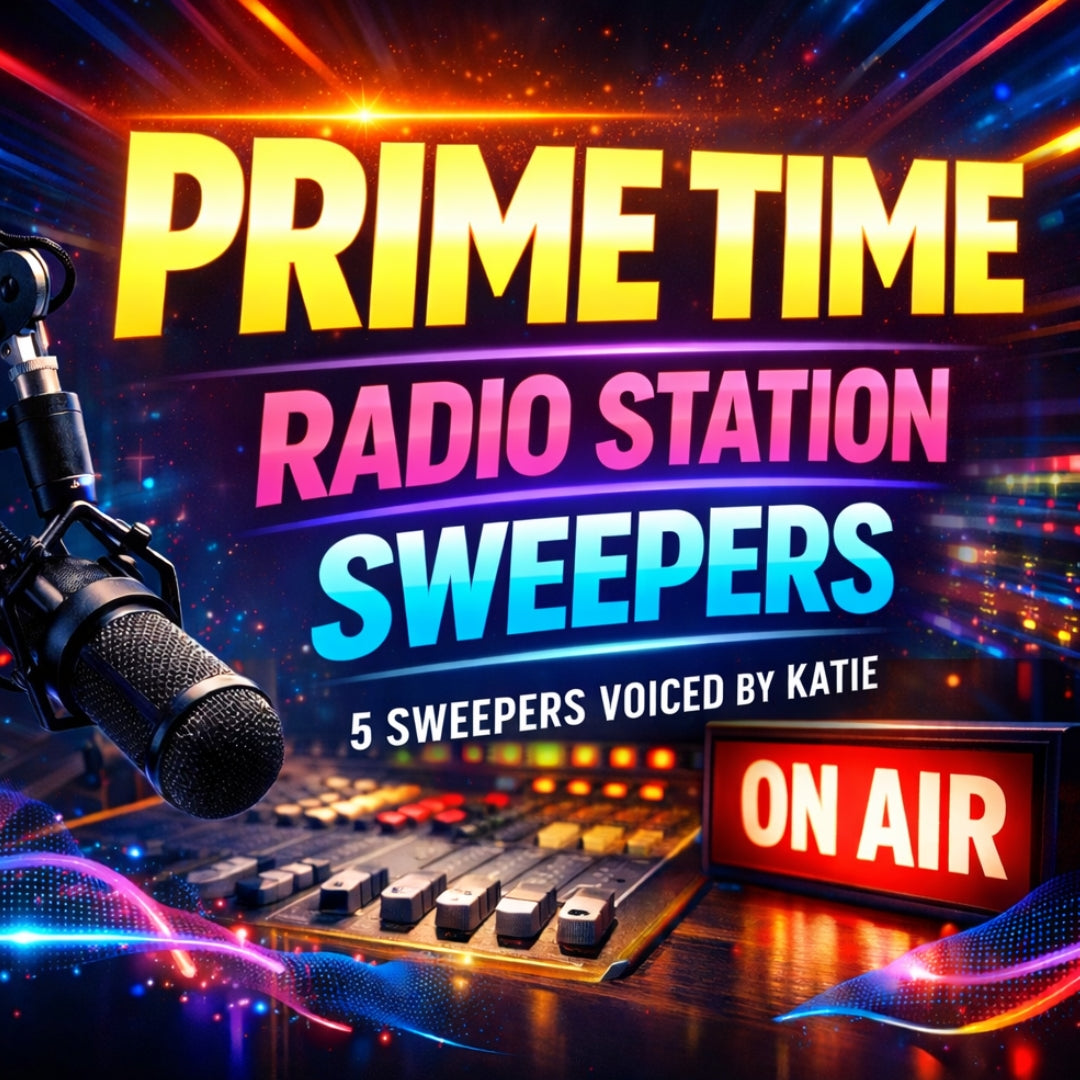 ⏱️ Prime Time Radio Sweepers Pack ️‍🔥 – Micro Jingles